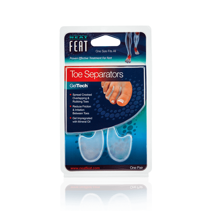 Gel Toe Separators for Toe Rubbing Prevention – Neat Feat Foot & Body Care