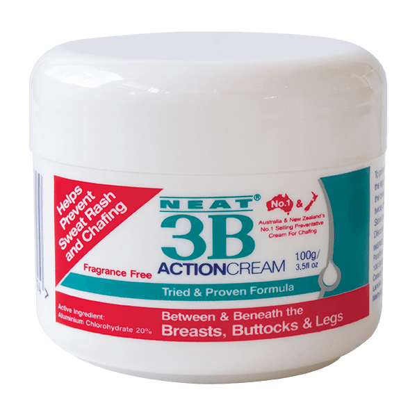 Neat 3B Action Cream 100g For Chafing and Sweat Rash – Neat Feat Foot ...