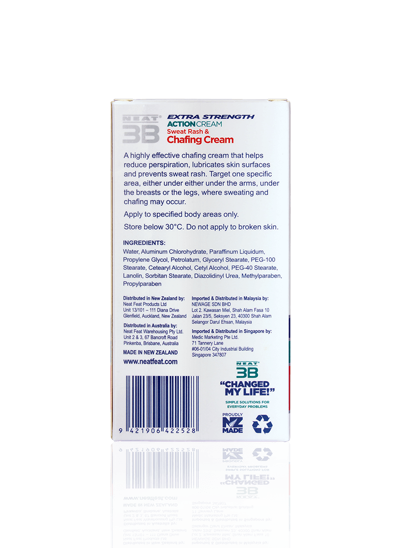 Neat 3B Extra Strength Sweat Rash & Chafing Stick – Neat Feat Foot ...
